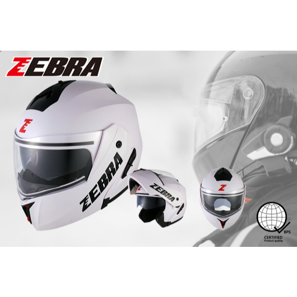 Zebra 602 helmet full face modular helmet motorcycle dual visors whih ...