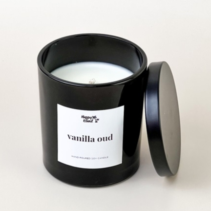 Happy Island Vanilla Oud Hand Poured Scented Soy Candle | Shopee ...