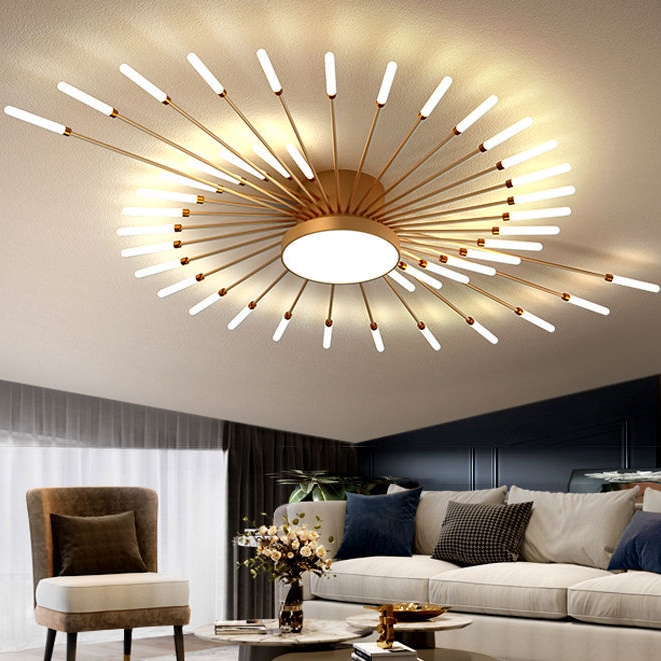 KTWO-Led Modern Chandelier Ceiling Light Bedroom Center Light Ceiling ...