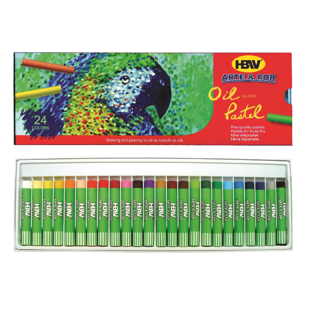 Hbw 24 Colors Oil Pastel Sl-Op24 | Shopee Philippines