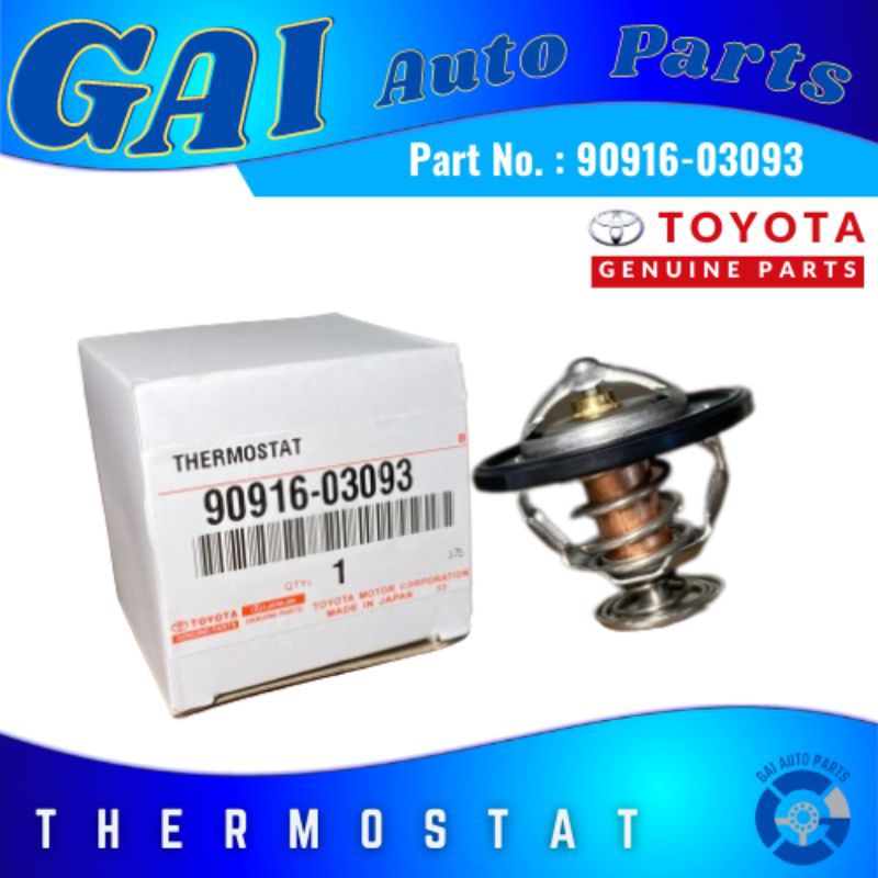 Toyota Thermostat for Innova, Vios, Yariz, Fortuner,Hilux (90916-03093 ...