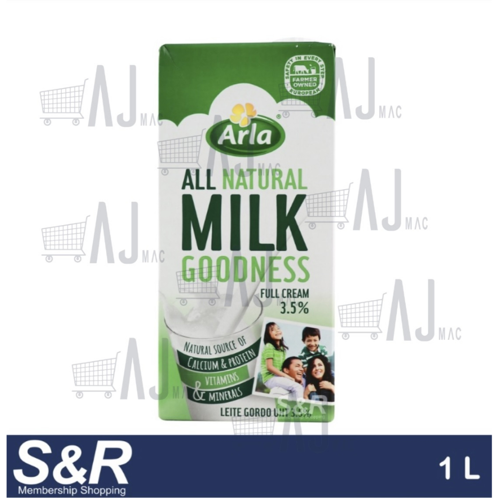 Arla All Natural UHT Full Cream Milk 1L | Shopee Philippines