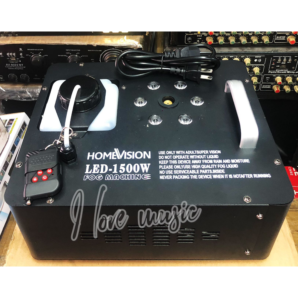 Fog machine Upward 6 LED fog machine RGB LED light upward fogger with ...