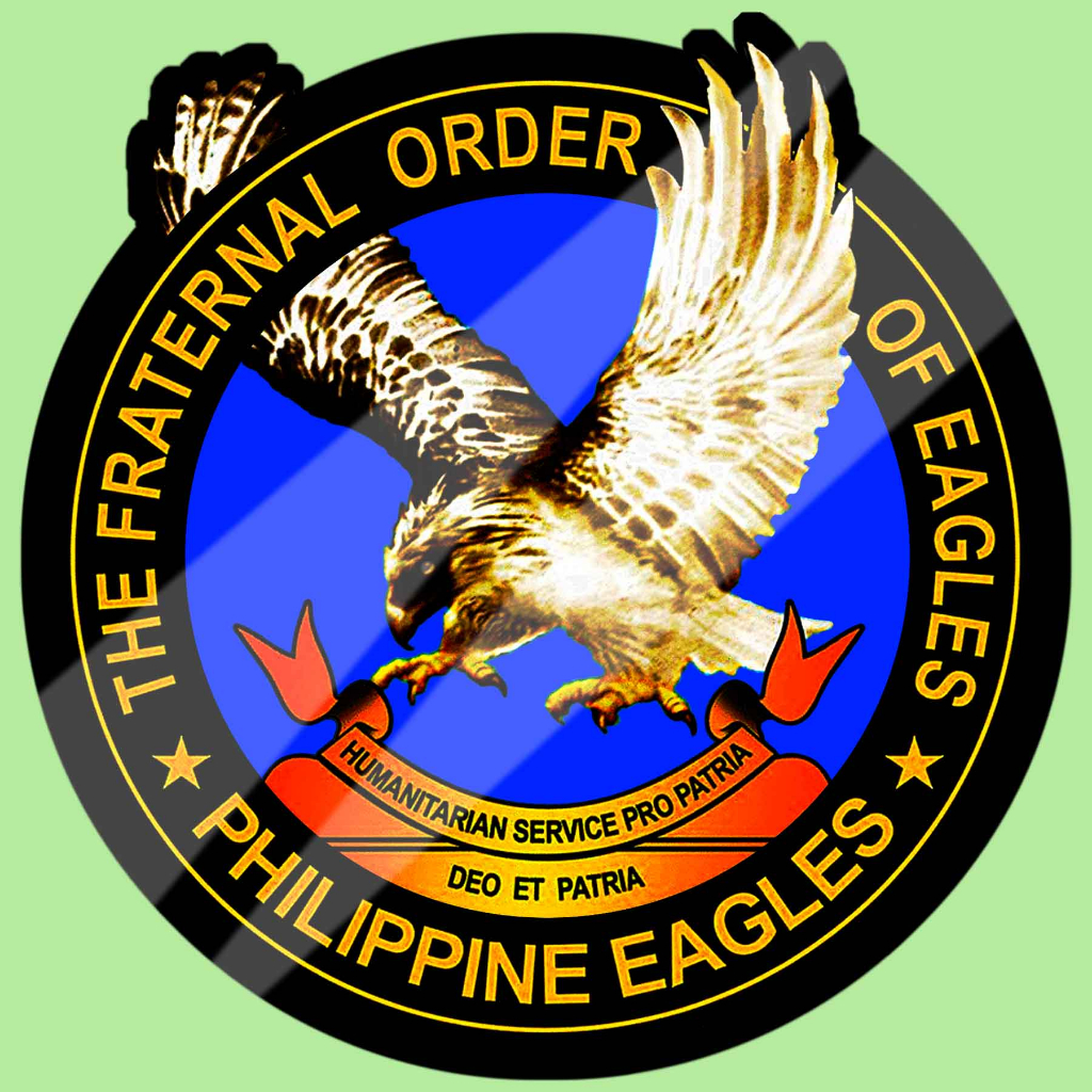 The Fraternal Order Of Eagles Philippine Eagles Stickers Tfoe Pe Stickers Car Decal Black