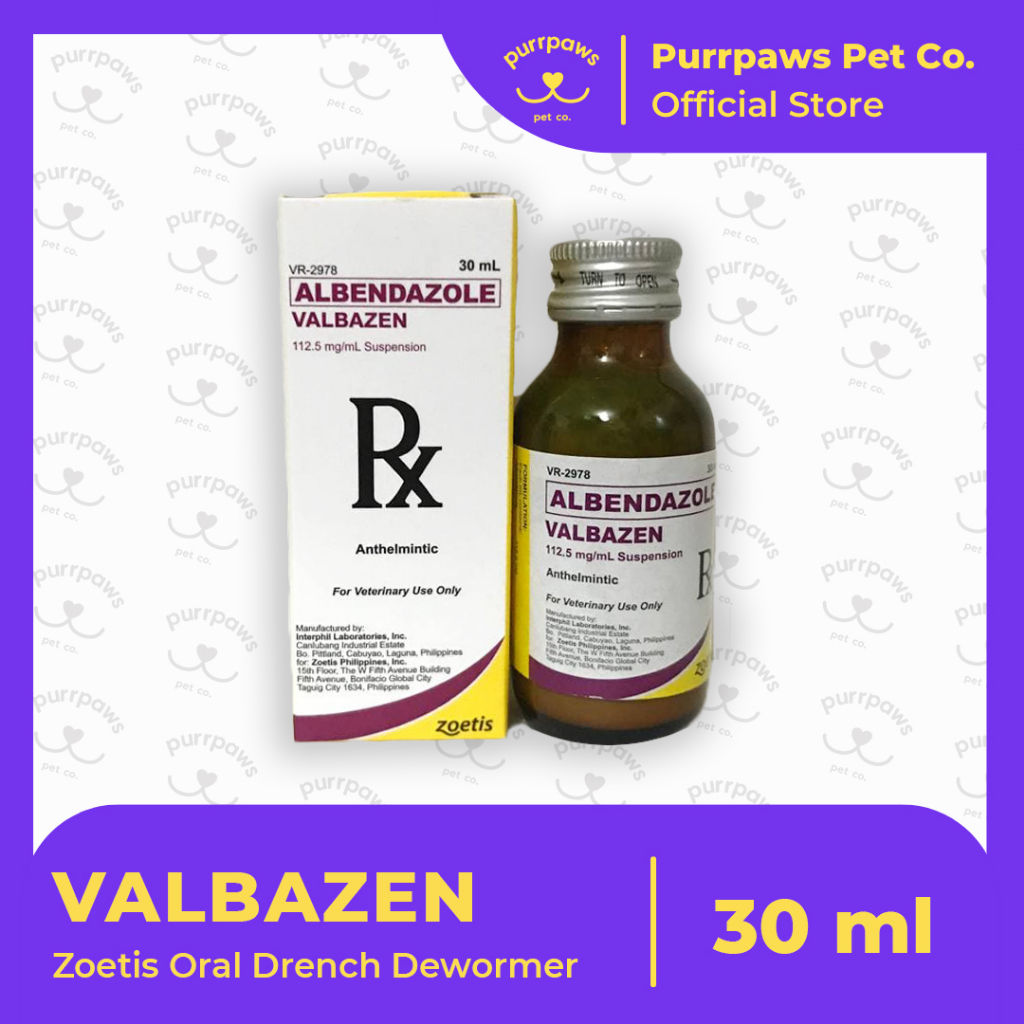 Valbazen Suspension Anthelmintic (30 ml) MARCH 2025 Expiry - PAMURGA SA ...