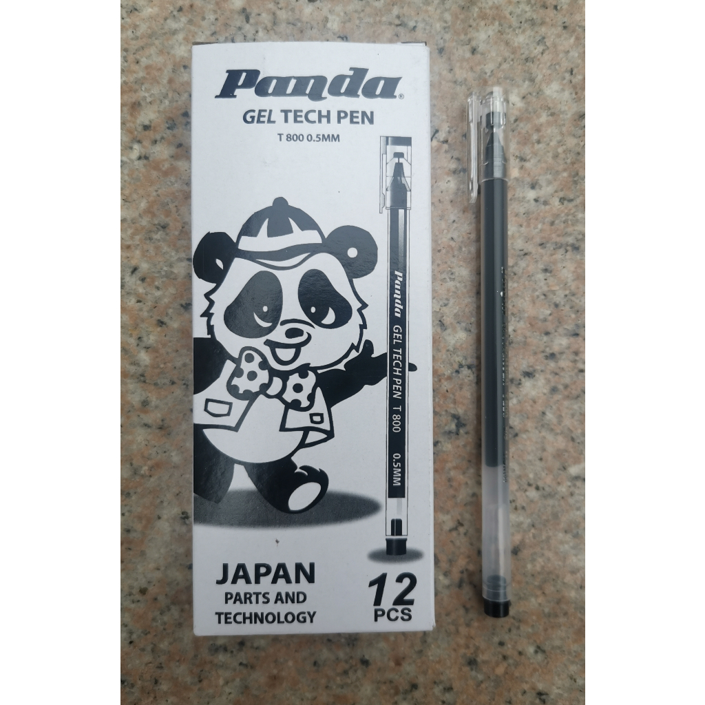 [Panda] Gel Tech Pen 0.5mm Japan 12pcs | Shopee Philippines