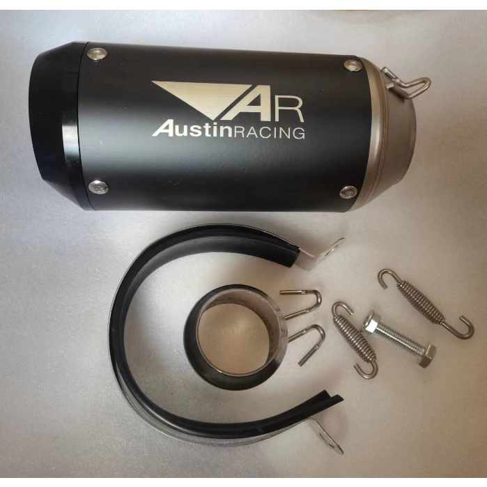 51mm AR exhaust Austin Racing Inlet universal Muffler Pipe Exhaust Pipe ...