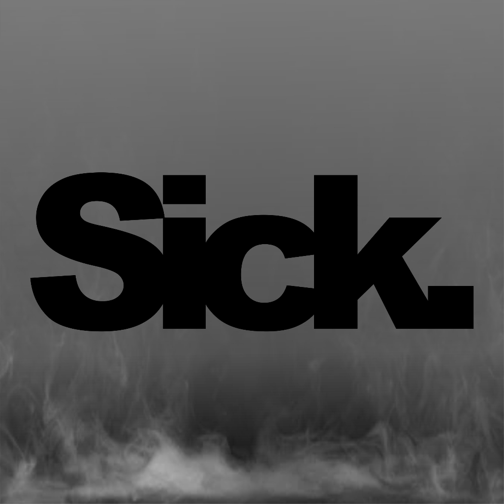 ORIGINAL SICK decal sticker cutout for car , motorcycle and more ...