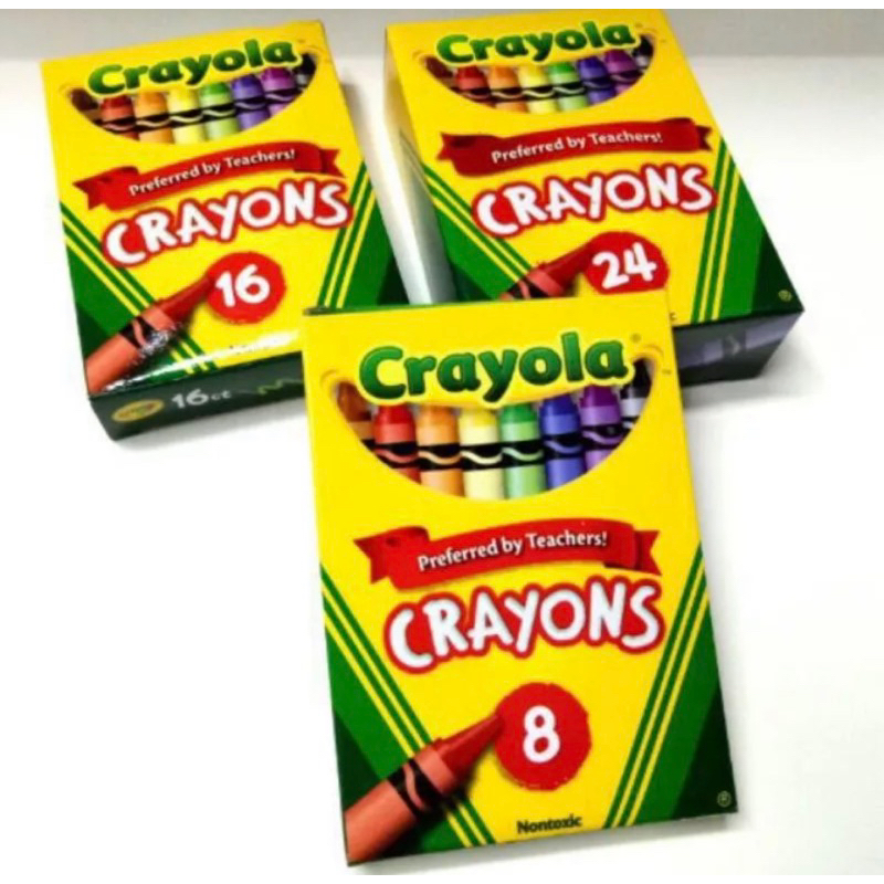 Authentic Crayola Crayons Free 1 Ballpen | Shopee Philippines