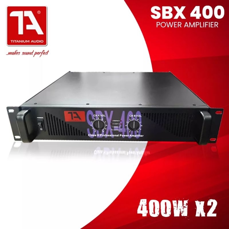 Titanium Audio Power Amplifier SBX-400 | Shopee Philippines