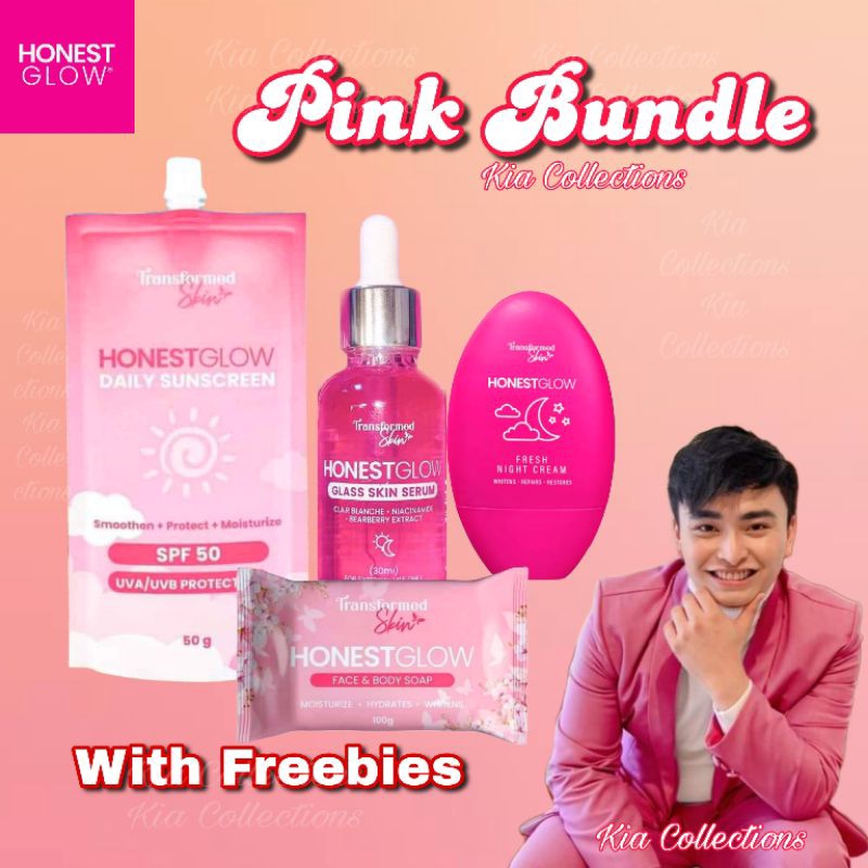 Honest Glow Glass Skin Intense Whitening Set | Shopee Philippines