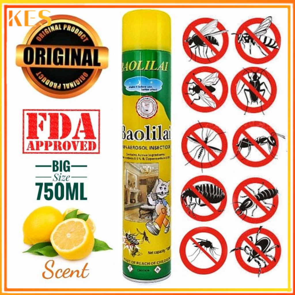 BUY 1 TAKE 1 Baolilai Aerosol Insecticide Spray Insect Spray 750ml ...