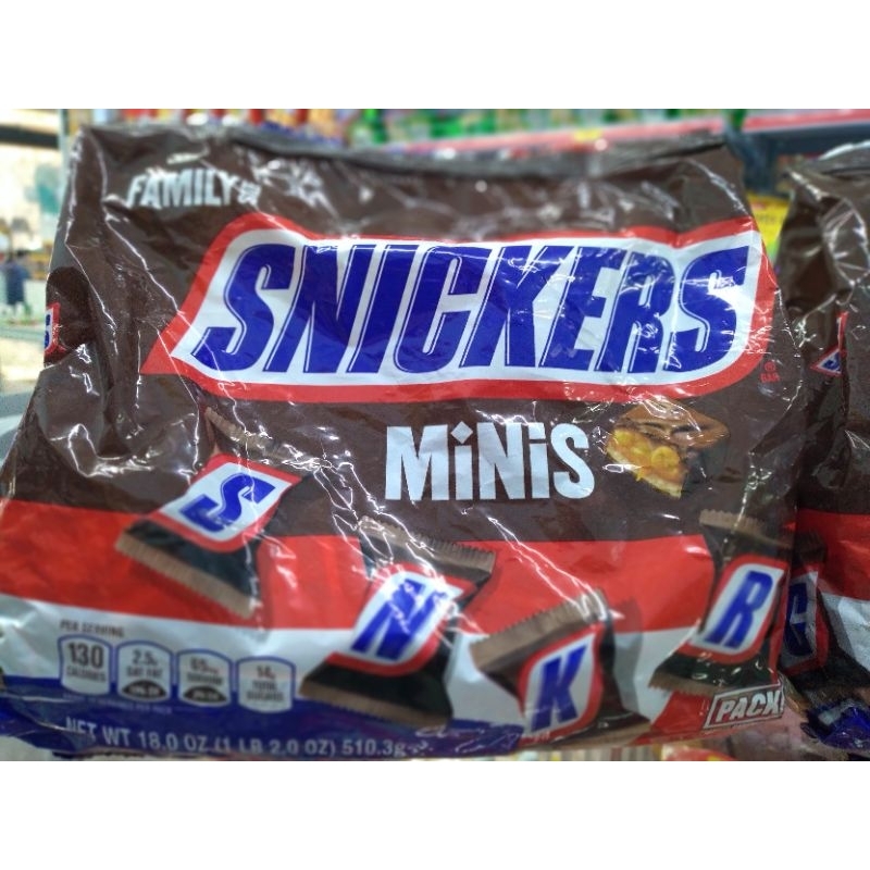 SNICKERS MINIS Family size (510.3 g) | Shopee Philippines