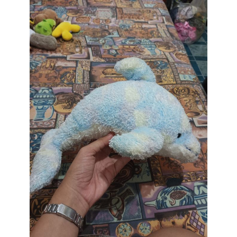 Blue Dolphin with Pastel Colors Stuffed Toy KDPlushies | Shopee Philippines