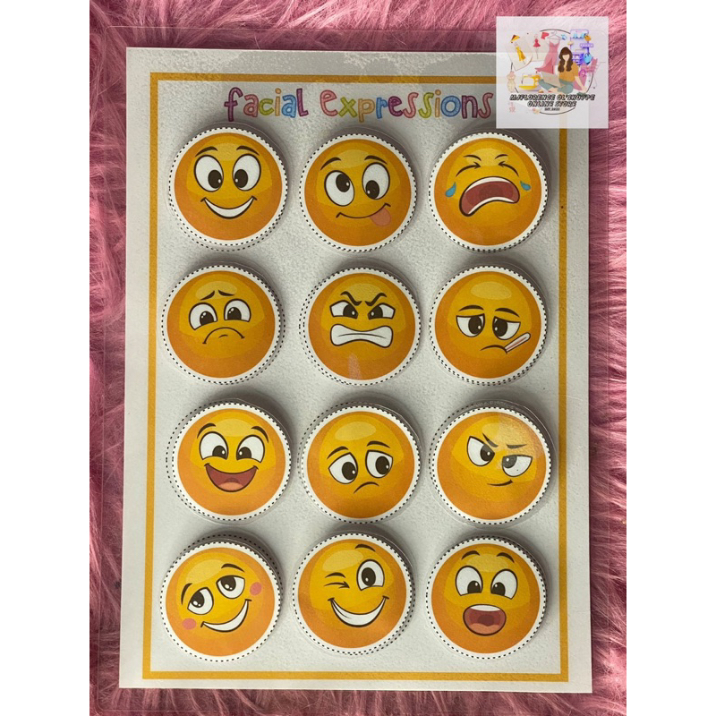 busy book facial expressions shadow matching | Shopee Philippines
