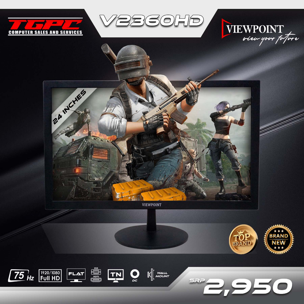Viewpoint 24inch 75hz LED Monitor | Shopee Philippines