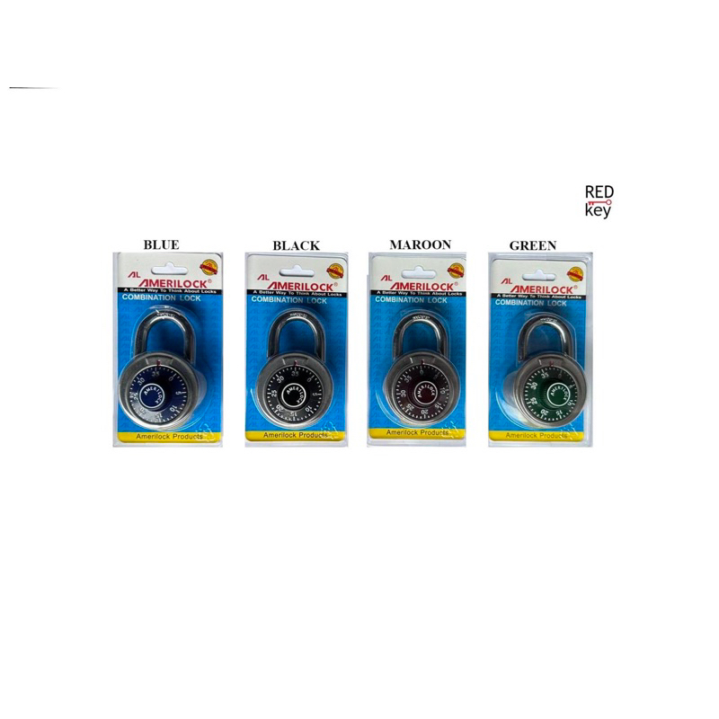 Amerilock Combination Padlock AL-505 Dial Combination Lock | Shopee ...