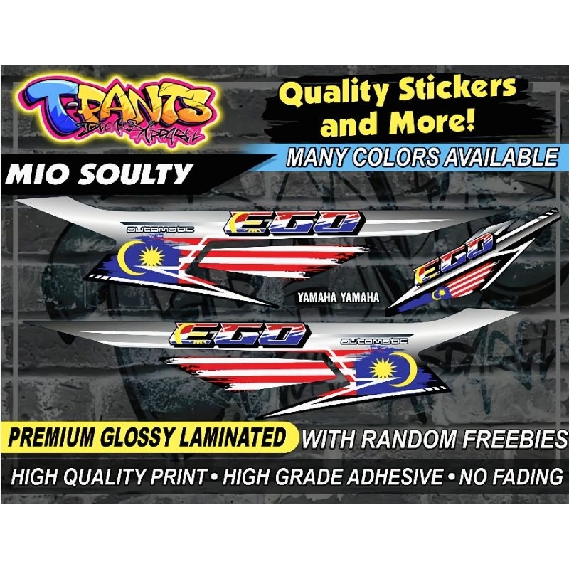 Mio Soulty Malaysian Sticker Decals | Shopee Philippines