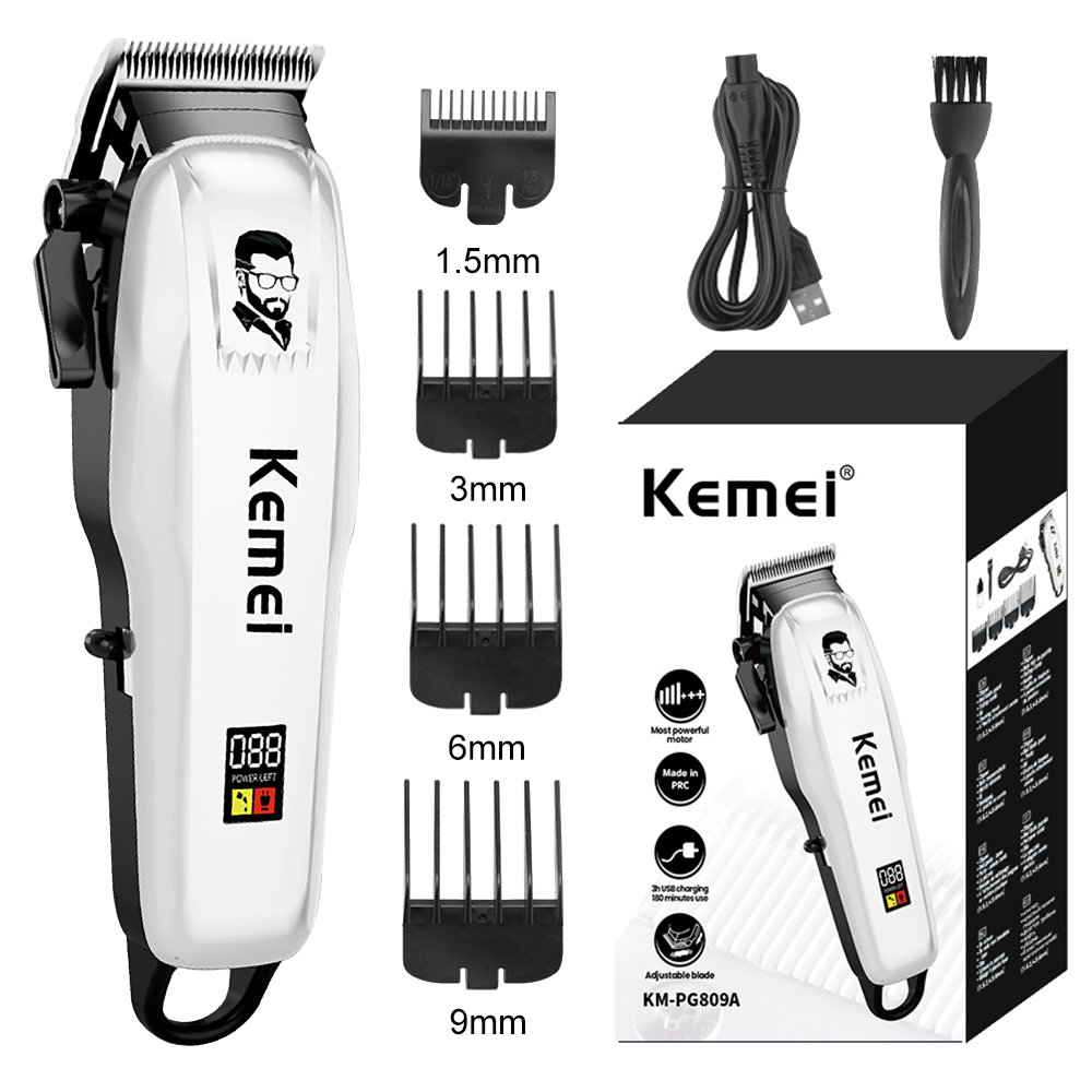 Kemei Hair Clipper For Pets Dogs Km-809a Hair Cutting Machine | Shopee ...