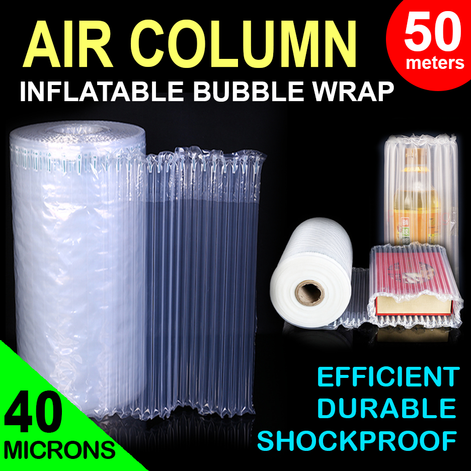 50 Meters 40 microns Air Column Cushion Packaging Roll | Inflatable ...