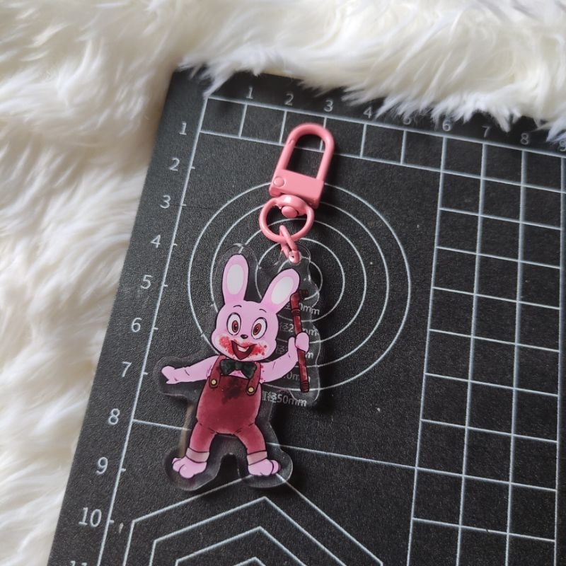 SUGARRUSHSATO Silent Hill acrylic charm keychains Pyramid Head Bubble ...