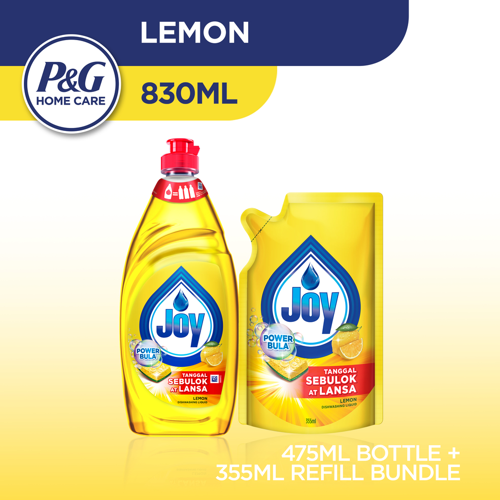 Joy Dishwashing Liquid Kalamansi Antibac Hygiene Lemon Baby 475+345ml ...