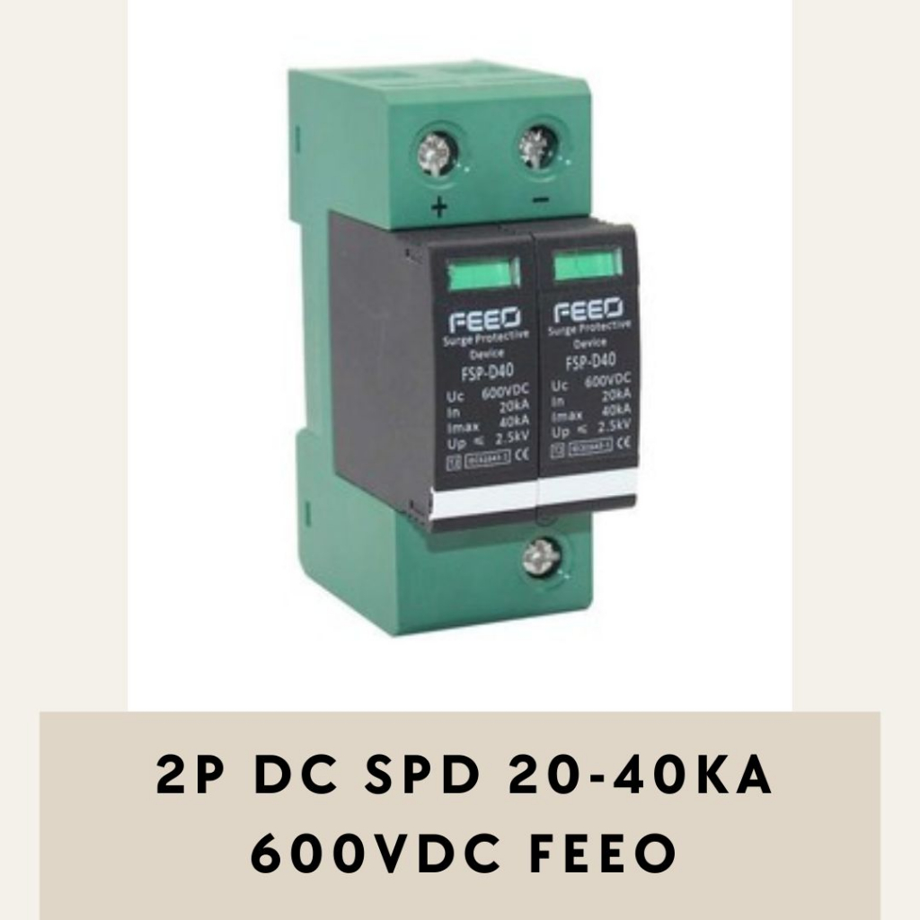 2p DC SPD 20-40Ka 600VDC Surge Protective Device | Shopee Philippines