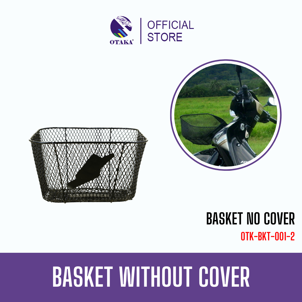 (OTAKA) MOTORCYCLE BASKET for XRM with COVER and WITHOUT | Shopee ...