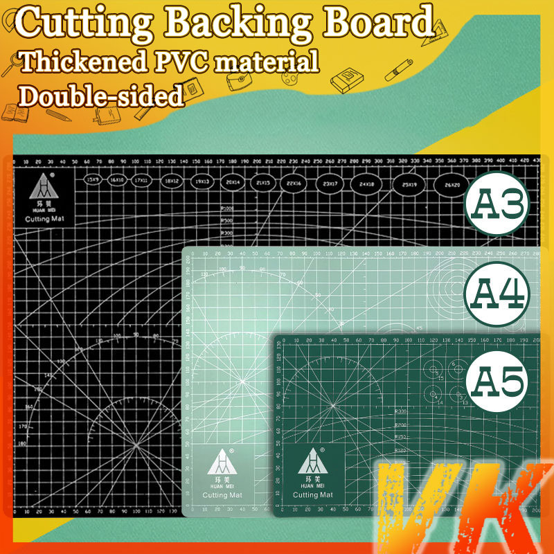 VK Cutting Mat PVC Cut Pad Patchwork A1 A2 A3 A4 Tool Manual Double-sided Self-healing Cutting ...