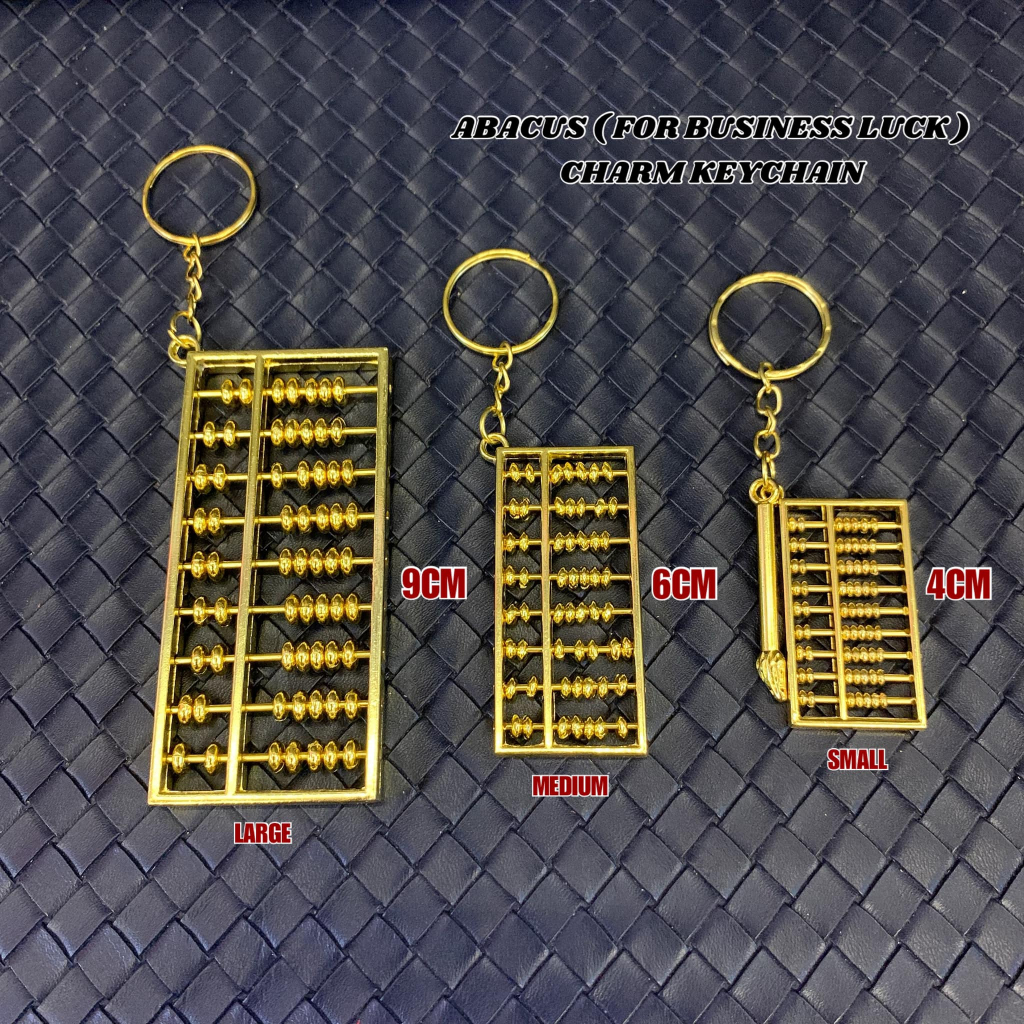ABACUS ( FOR BUSINESS LUCK ) CHARM KEYCHAIN (PIN PIN) | Shopee Philippines