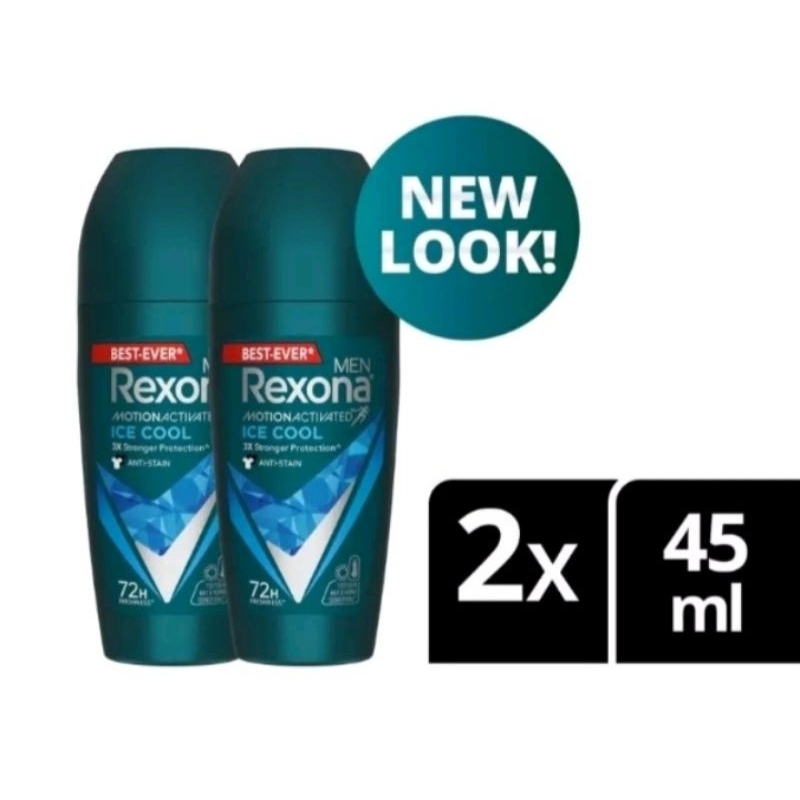 SET REXONA ICE COOL ROLL ON DEODORANT | Shopee Philippines