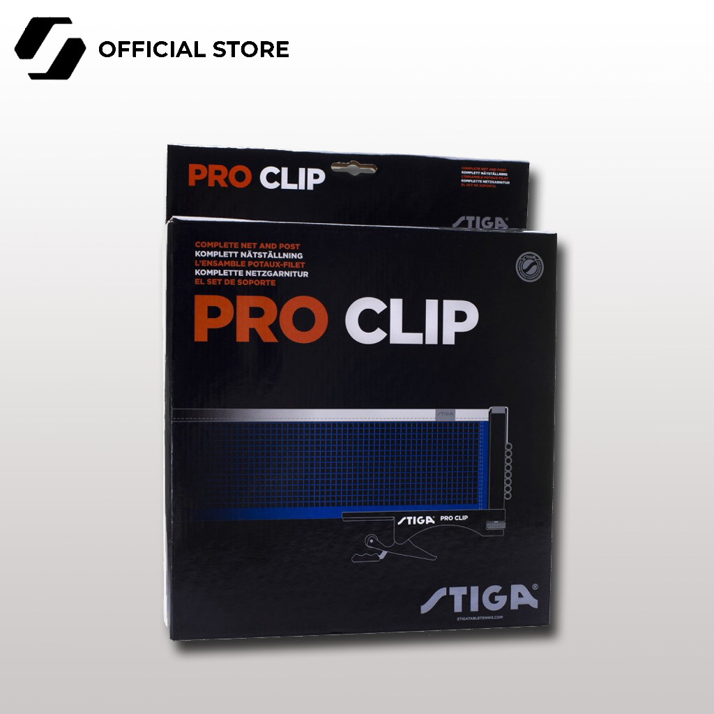 Stiga Pro Clip Table Tennis Net and Post | Shopee Philippines