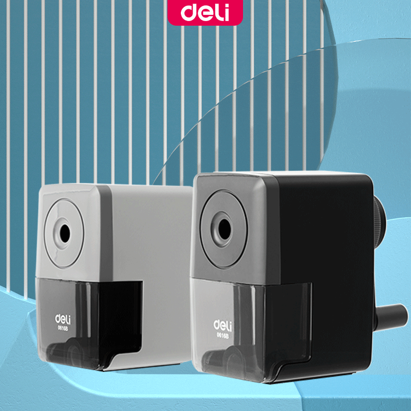 Deli Pencil Sharpener Student Manual Sharpener E0616B | Shopee Philippines