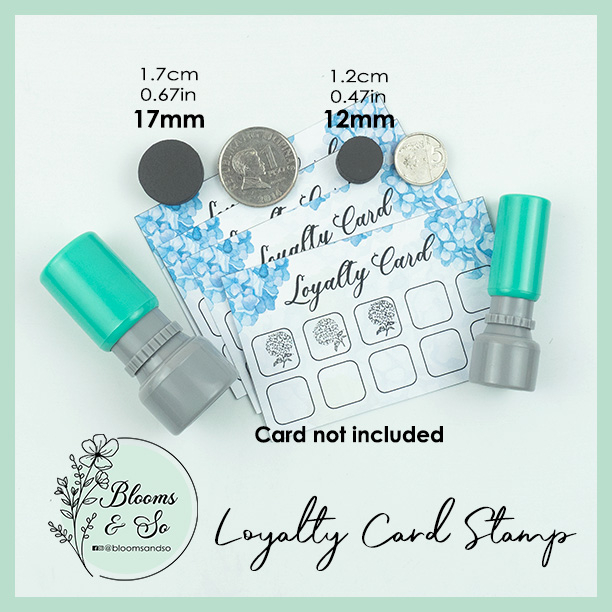 Loyalty Card Stamp 12mm and 17mm | Shopee Philippines