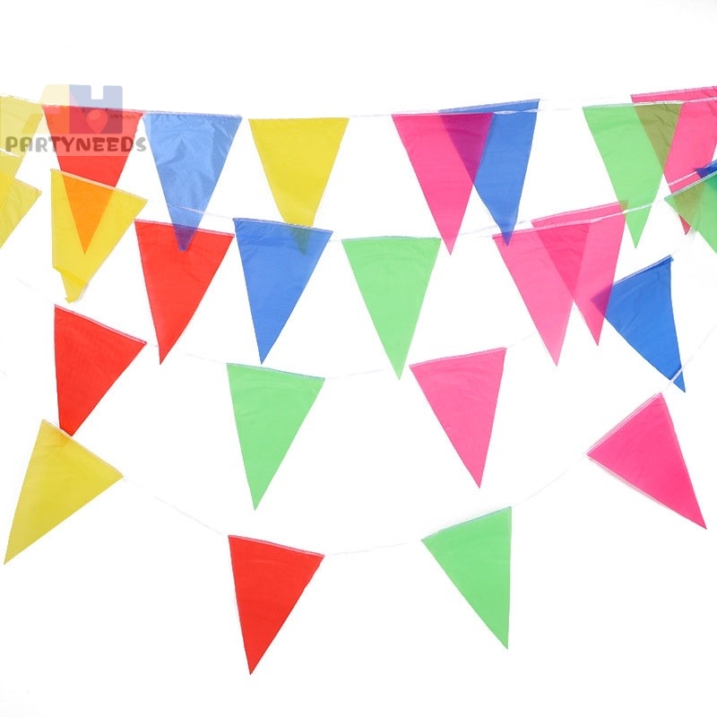 Fiesta Banderitas Flag Banner Size 10 Meters Plastic For Decoration ...