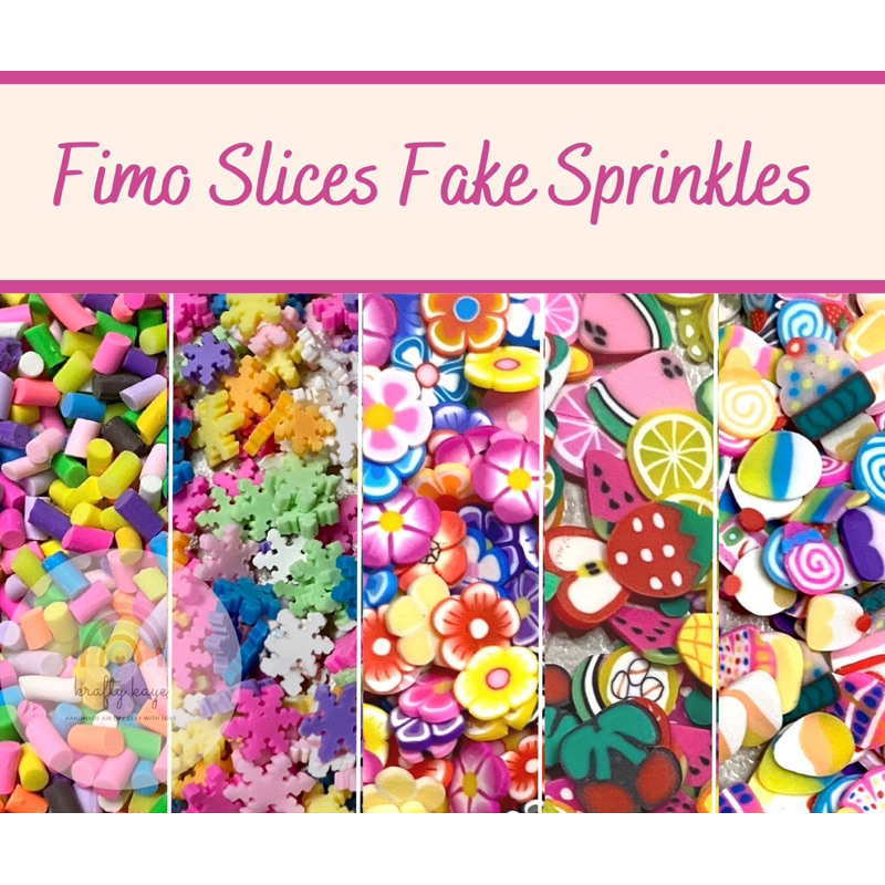 FIMO SLICES FAKE SPRINKLES 5g per pack | Shopee Philippines