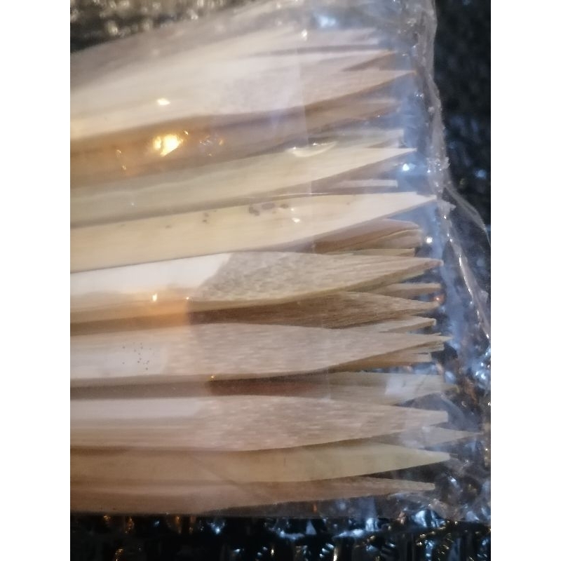 12 inches Flat BBQ Bamboo sticks for Chicken Inasal | Shopee Philippines