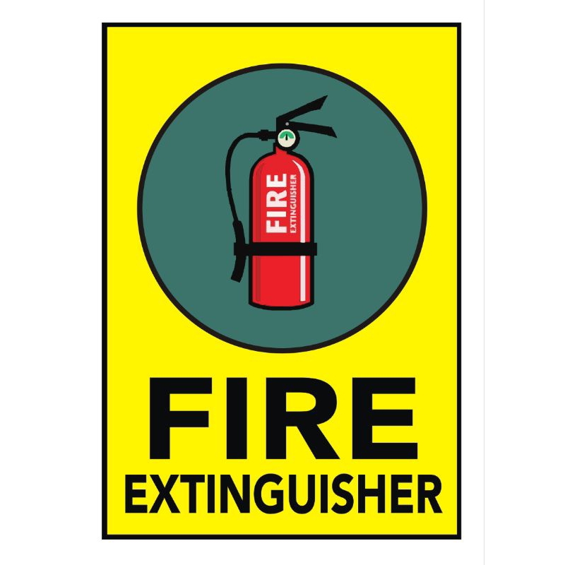 PVC Plastic signage no smoking fire extinguisher restricted area ...