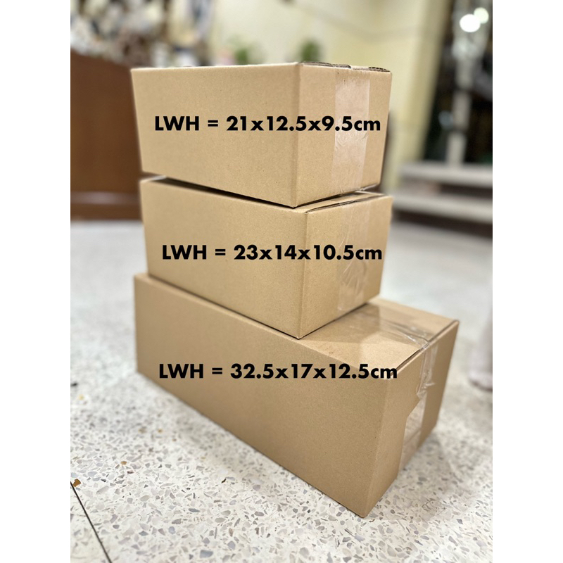 Corrugated Boxes Carton Kraft Packaging per Piece | Shopee Philippines