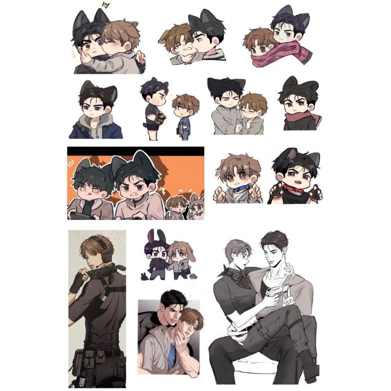 BL manwha stickers per set(with freebies of every purchased you make ...