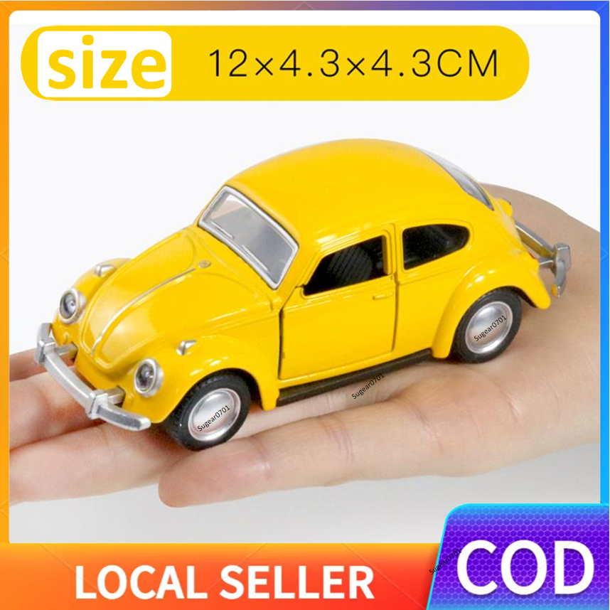 1:36 New Vintage Beetle Diecast Pull Back Car Model Toy And Alloy car ...
