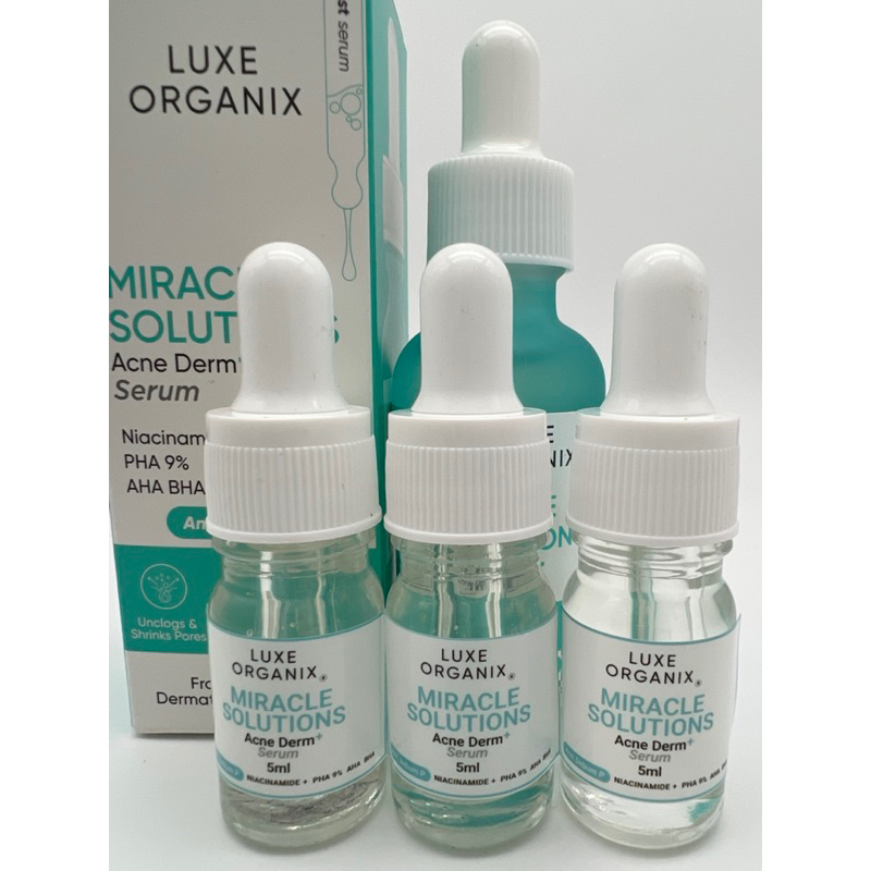 LUXE ORGANIX Miracle Solutions AHA BHA Serum | Shopee Philippines