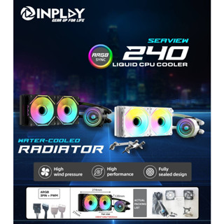 Inplay Seaview 240mm Liquid CPU Cooler ARGB AIO | Shopee Philippines