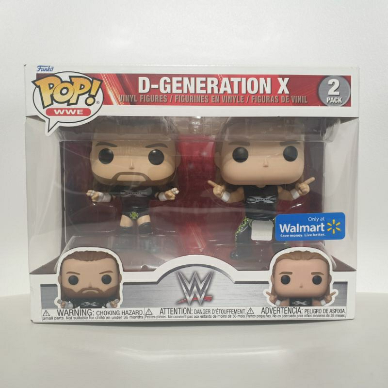 D-GENERATION X TRIPLE H AND SHAWN MICHAELS WWE Walmart Exclusive Funko ...