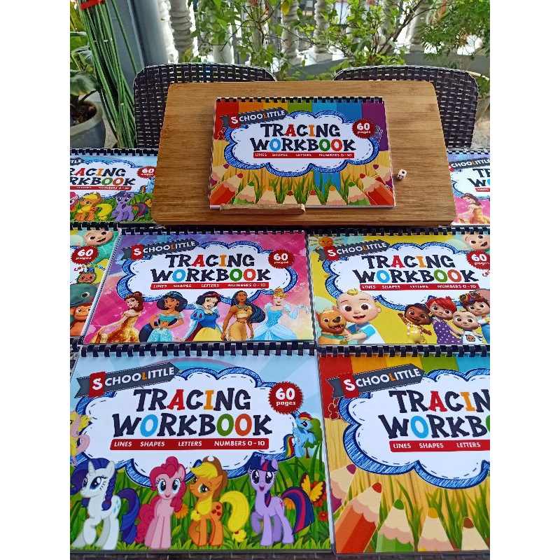 Tracing Workbook for Kids | Tracing Lines, Shapes, Letters, Nos.0-10 ...