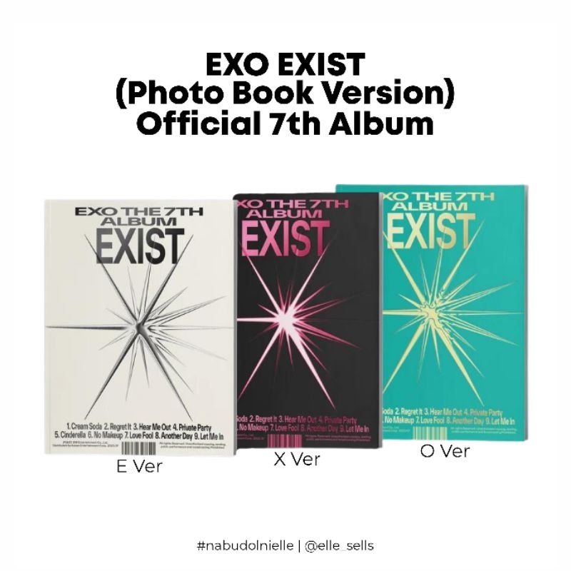 EXO Exist Sealed Photo book Version | Photobook 7th Album Official | Shopee Philippines