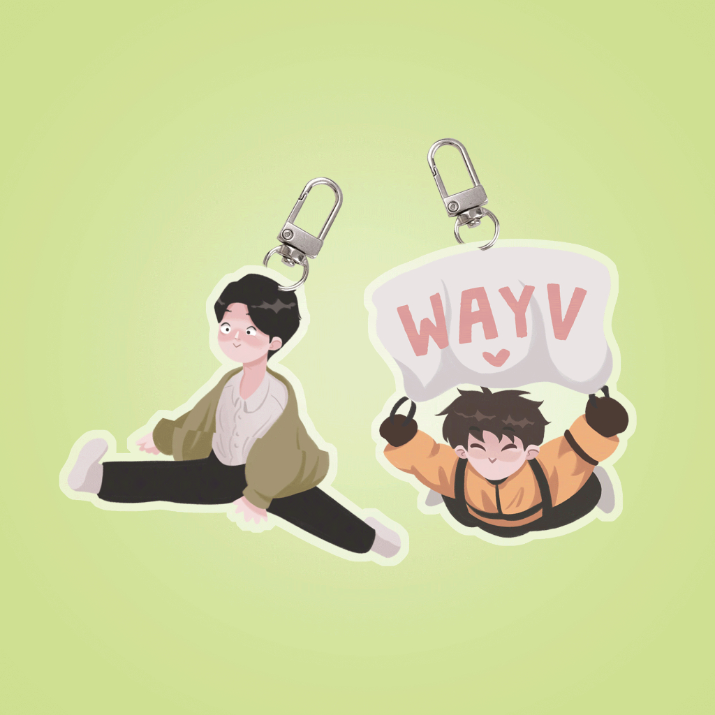 WayV NCT KPOP Acrylic Keychains | Subtle Days | Shopee Philippines