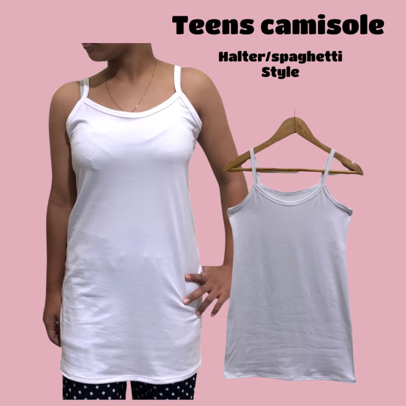 teens halter /spaghetti kamison | Shopee Philippines