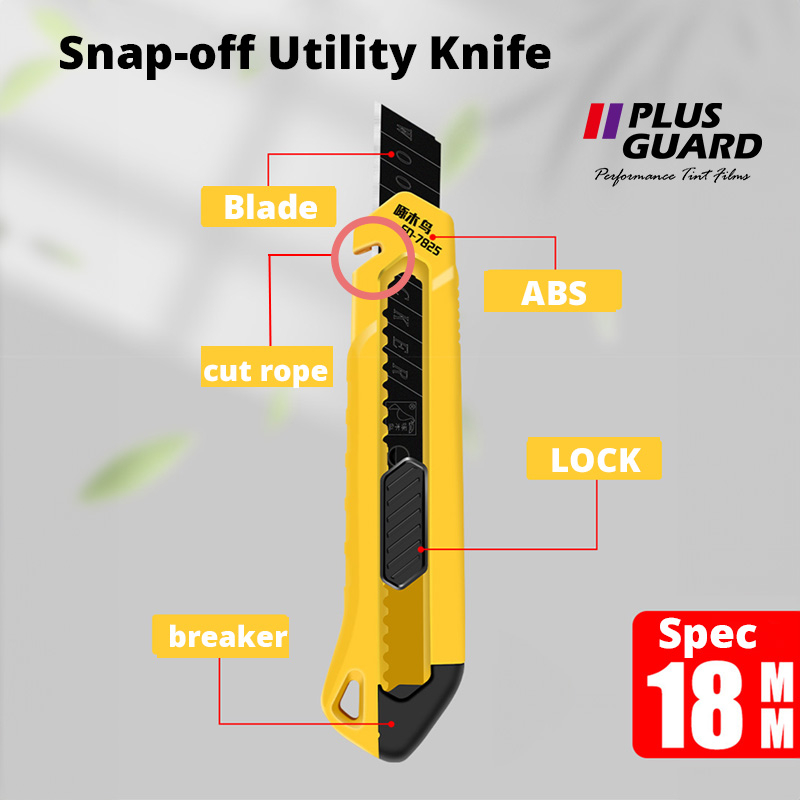 Utility Knife Box Cutter Retractable Snap Off Lock Blade Tool Razor Sharp New 9mm 18mm | Shopee ...