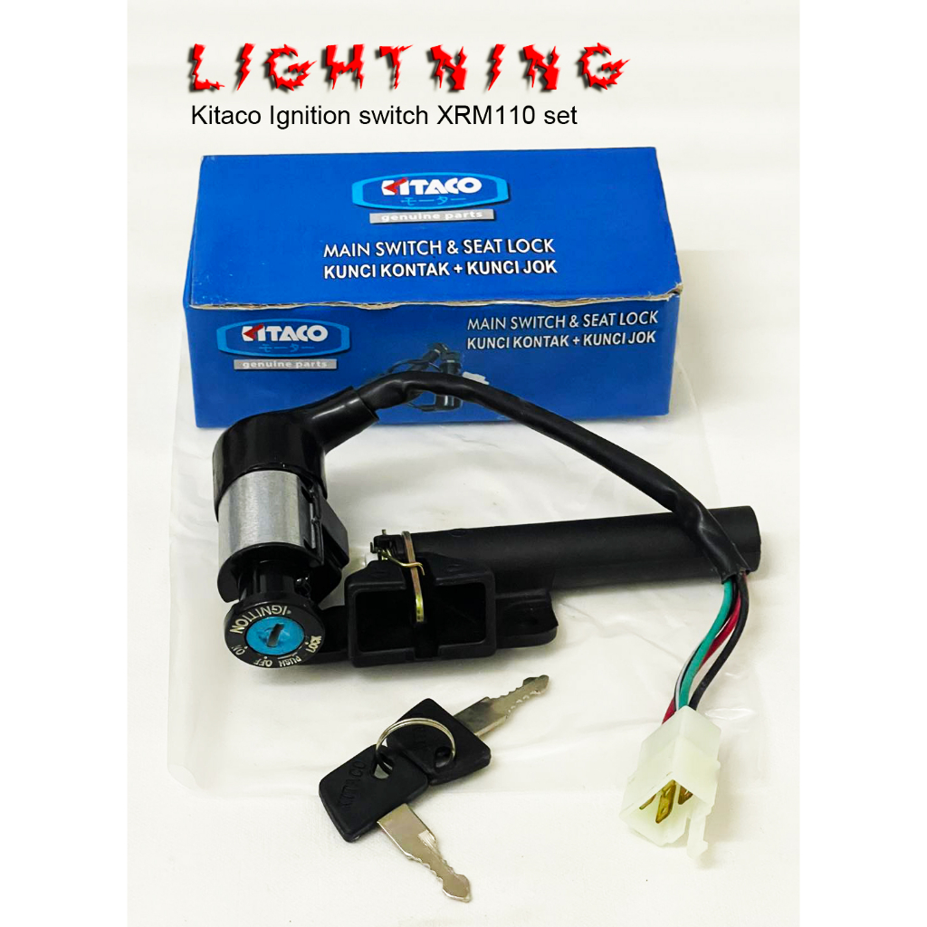 Kitaco Ignition switch XRM110 set | Shopee Philippines